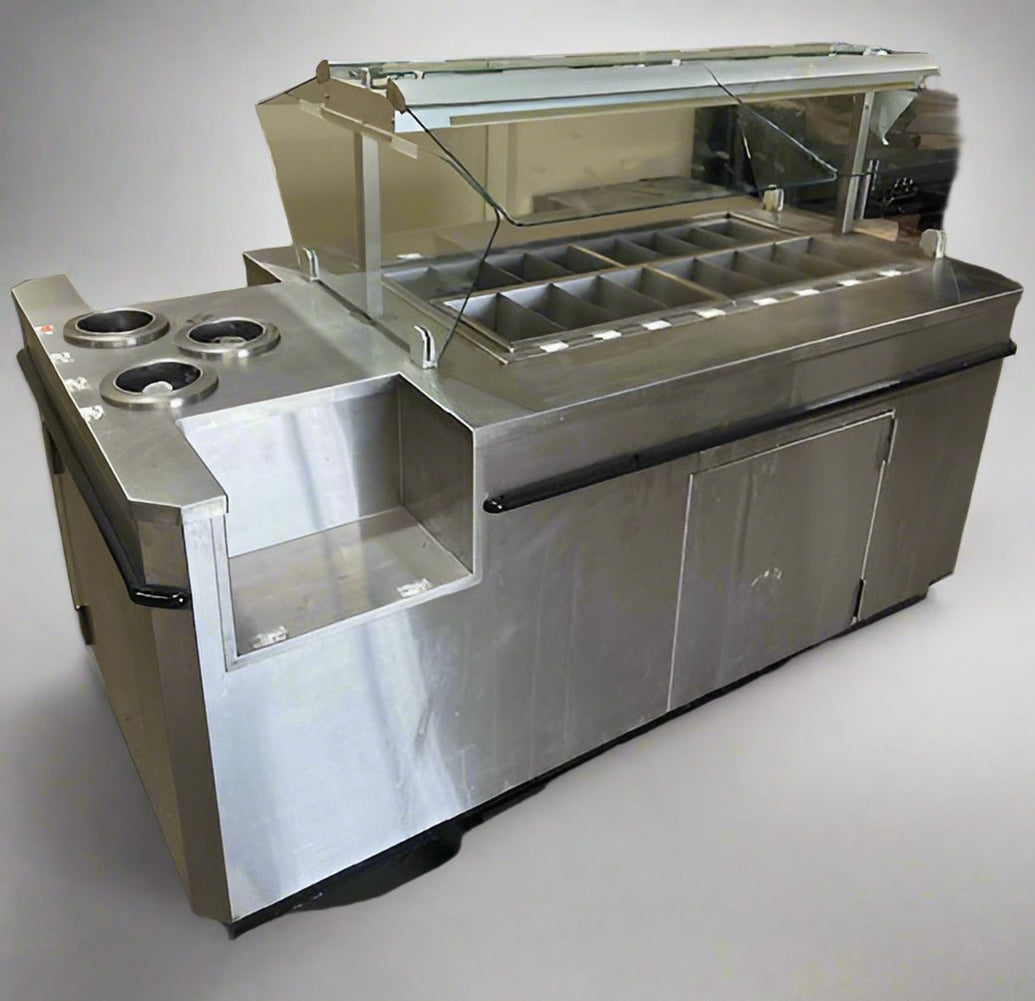 AMTEK CO OLIVE BAR ISLAND 6 CONTAINERS AND 3 CAN DISPENSERS — Second ...