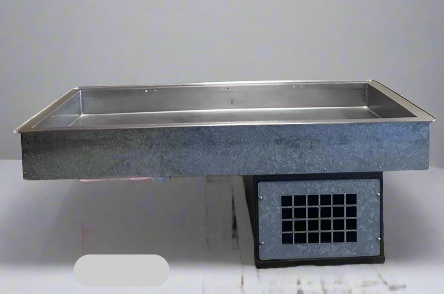 ATLAS METAL HEAVY DUTY COMMERCIAL REFRIGERATED 4 PAN DROP IN COLD WELL ...