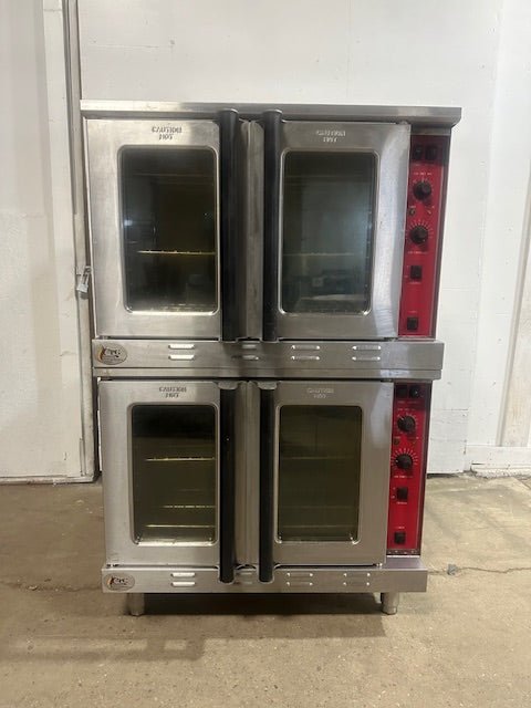 "CPG 351FEC100C" DOUBLE STACK ELECTRIC CONVECTION OVEN W/ 6 RACKS, 208 ...