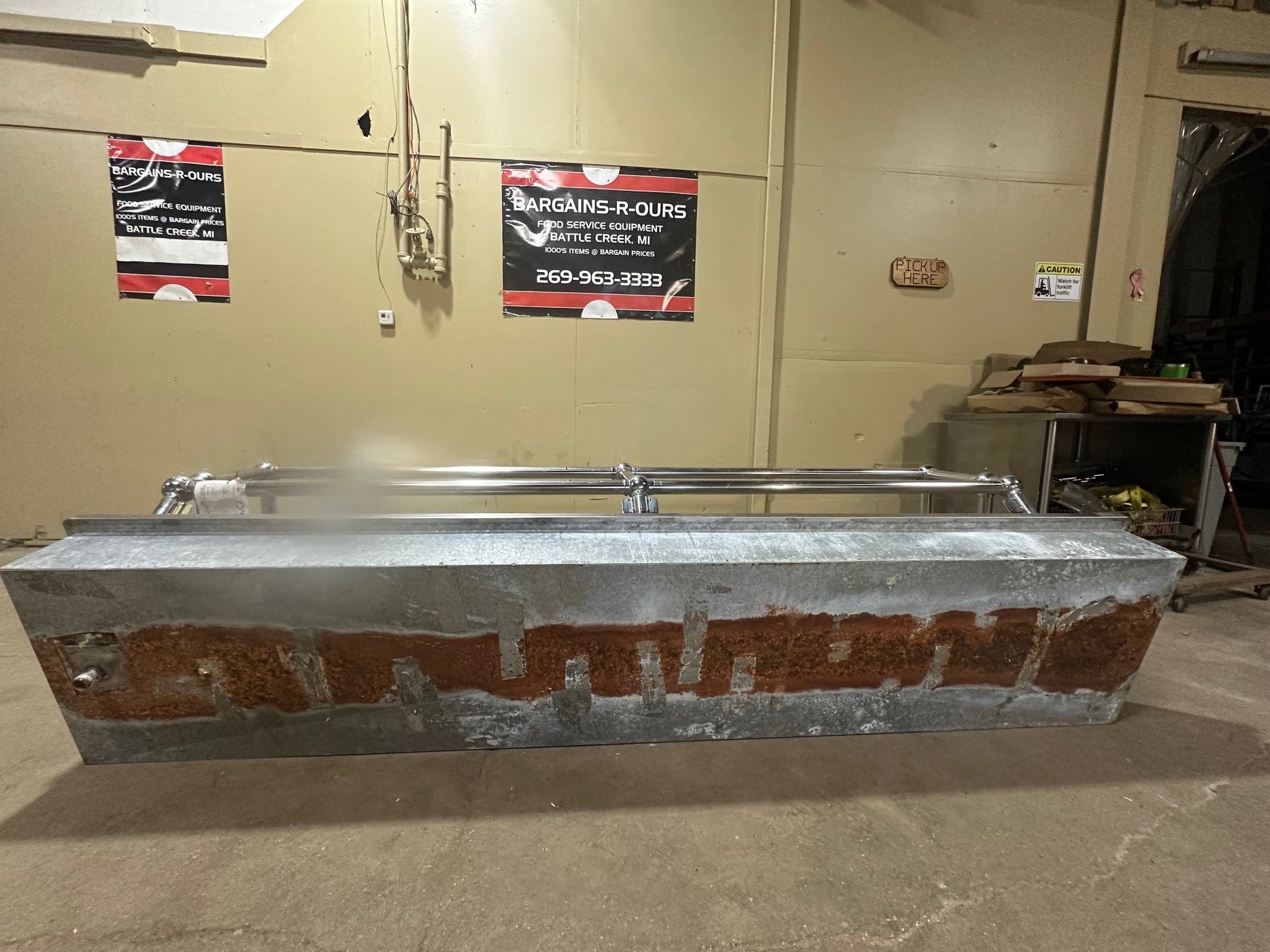 "CUSTOM BUILD" 8 WELLS COLD BUFFET/SALAD BAR — Second Life-Equipment