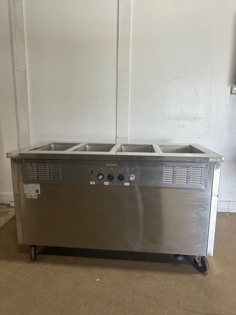 "DELFIELD SH-4-NU" ELECTIC 4 WELL HOT FOOD SERVING BUFFET TABLE ON CAS ...