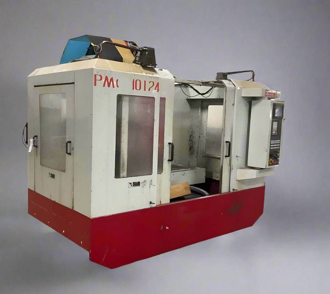 Excel PMC-10T24 vertical CNC milling machine 24 station twin arm auto — Second Life-Equipment