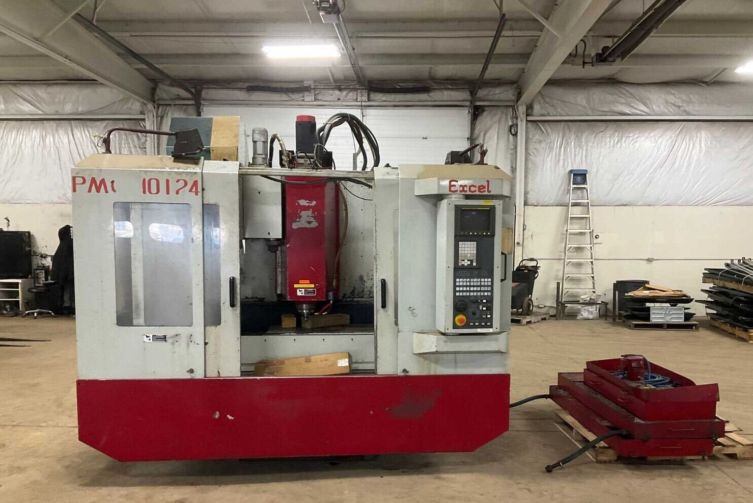 Excel PMC-10T24 vertical CNC milling machine 24 station twin arm auto — Second Life-Equipment