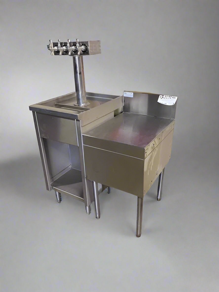 GLASTENDER BEVERAGE COUNTER STATION w/TOWER TAPPER DISPENSER — Second ...