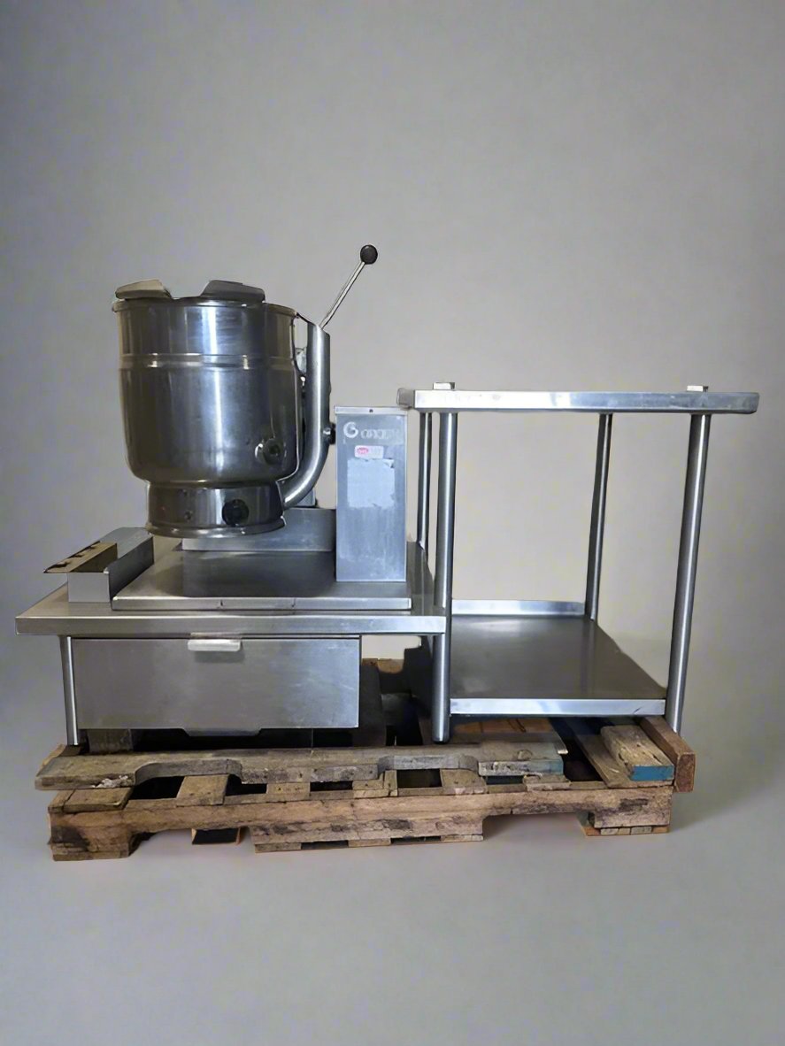 GROEN NAT GAS 20 QUART MANUAL TILT STEAM KETTLE STATION — Second Life ...