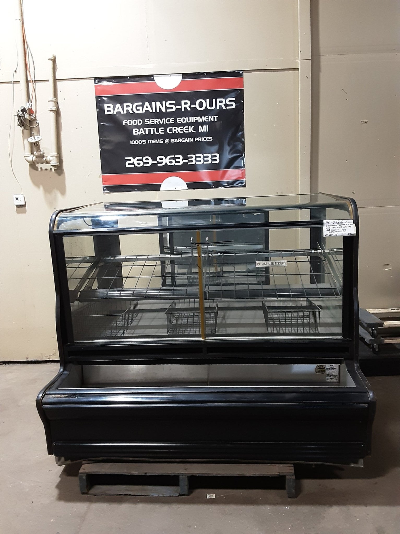 COLUMBUS LIGHTED "REMOTE UNIT" BAKERY COLD DISPLAY CASE — Second Life ...