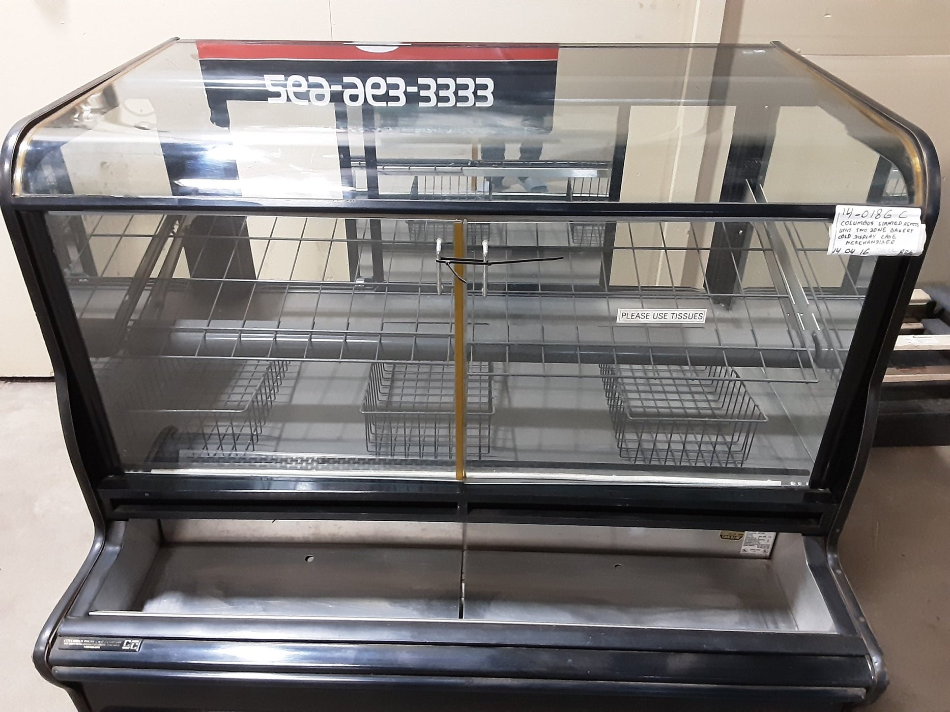 COLUMBUS LIGHTED "REMOTE UNIT" BAKERY COLD DISPLAY CASE — Second Life ...