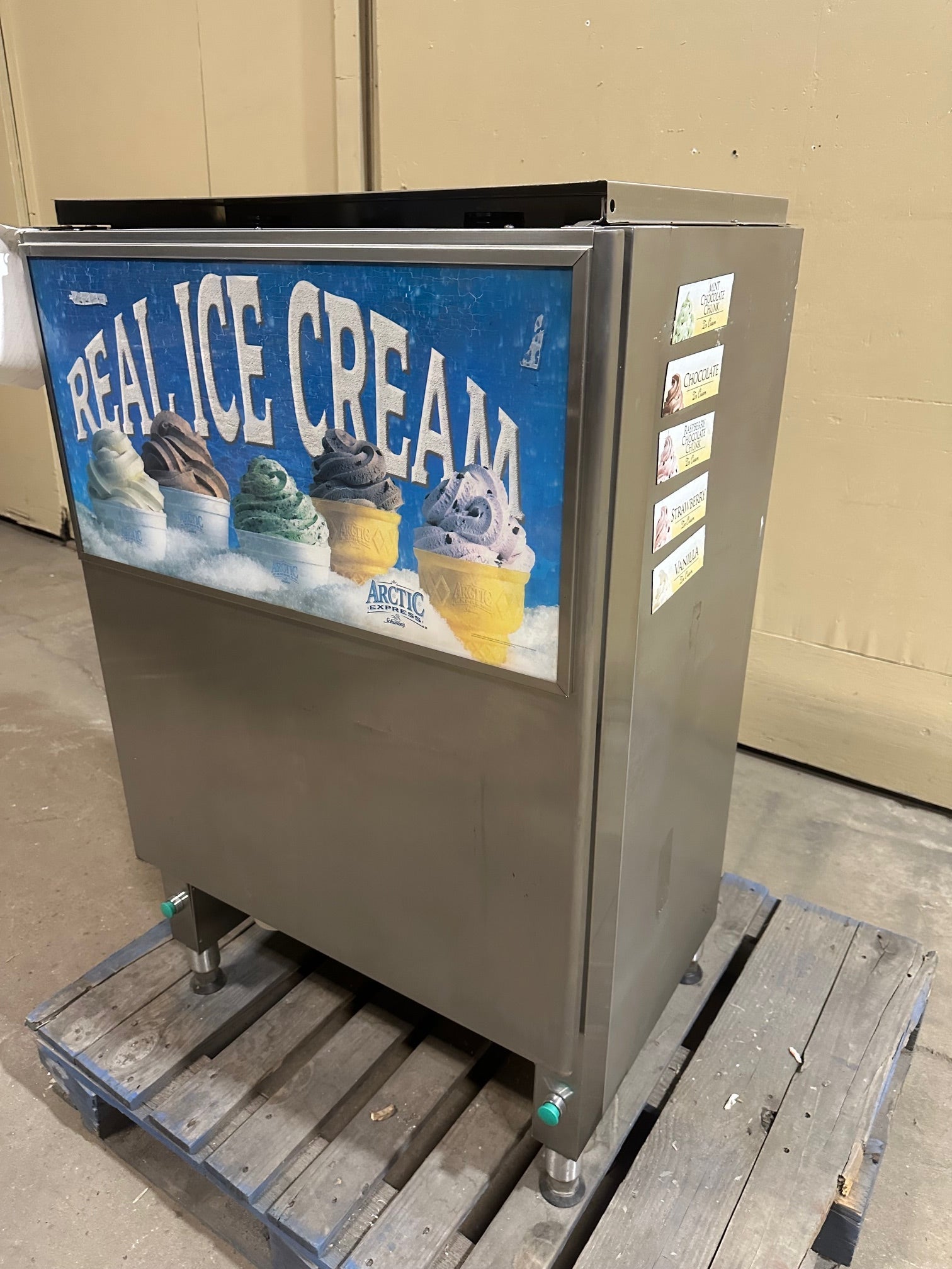 H.D COMMERCIAL REFRIGERATED FREEZER ICE CREAM DISPENSER MACHINE ...