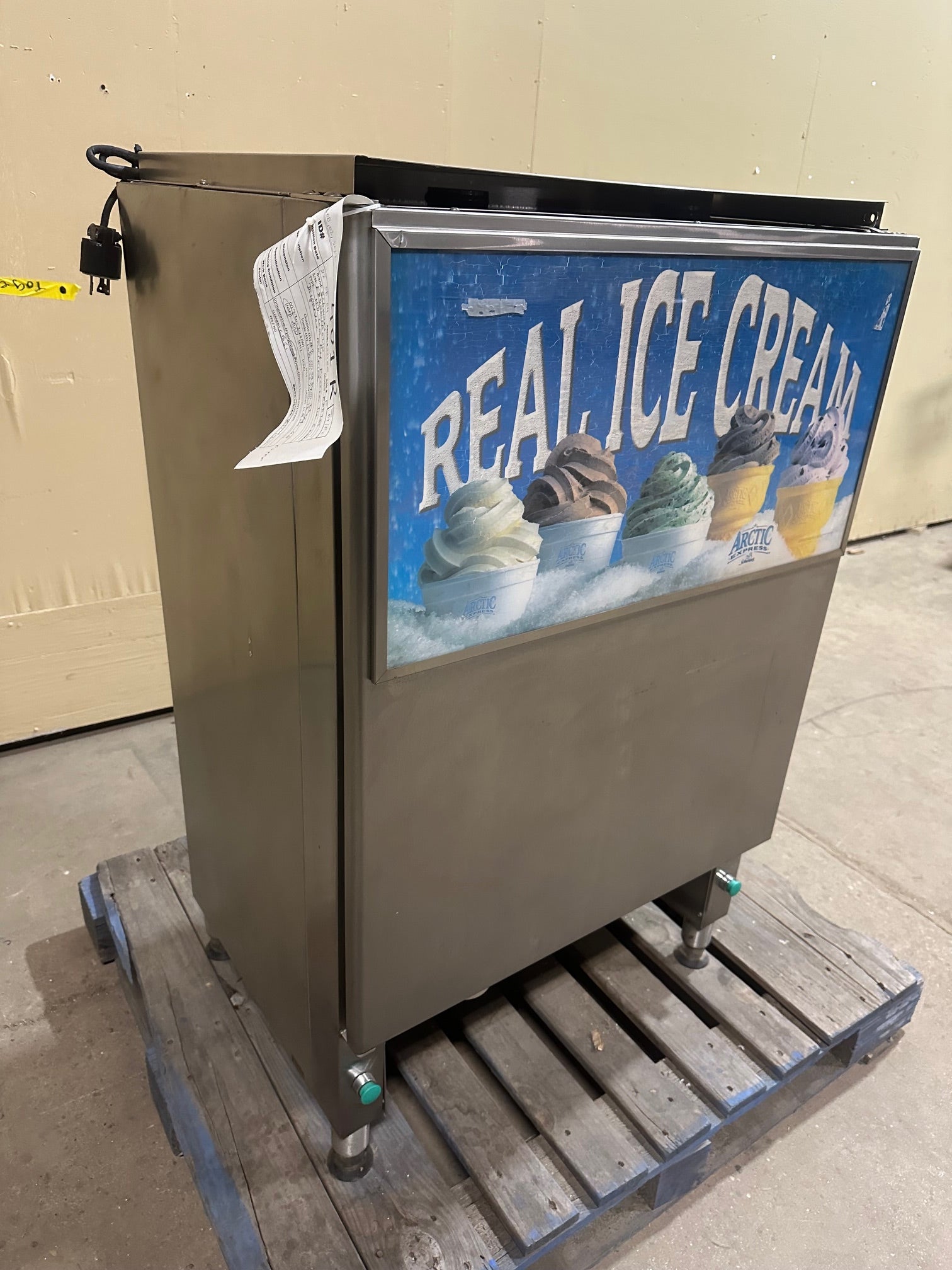 H.D COMMERCIAL REFRIGERATED FREEZER ICE CREAM DISPENSER MACHINE ...