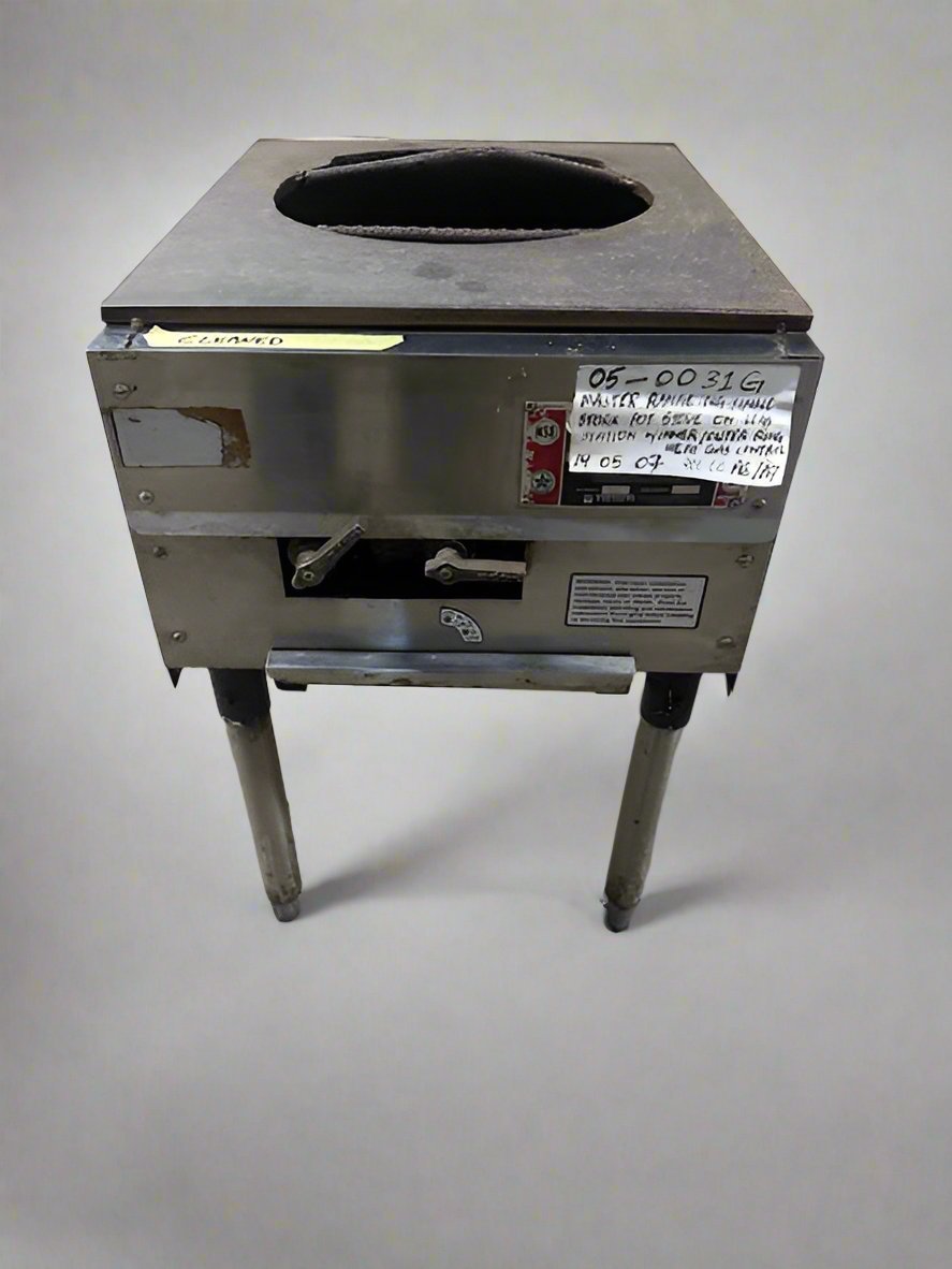 H.D COMMERCIAL SINGLE STOCK POT STOVE W/ INNER AND OUTER RING HEAT GAS ...