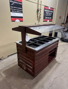 COMMERCIAL REFRIGERATED LIGHTED COLD OLIVE/SALAD BUFFET BAR STATION ...