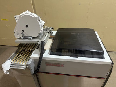 HOBART HEAVY DUTY COMMERCIAL MEAT/DELI TRAY WRAPPING MACHINE WITH LABE ...