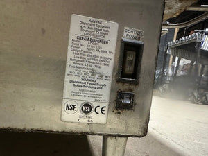 "KANPAK" REFRIGERATED 3 FLAVORS COFFEE CREAMER DISPENSER MACHINE ...