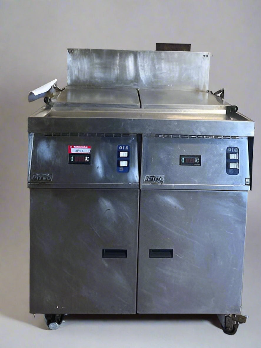 PITCO DUAL 2 BURNER 18.8 GALLON GAS AND ELECTRIC 55000BTU RETHERMALIZER ...
