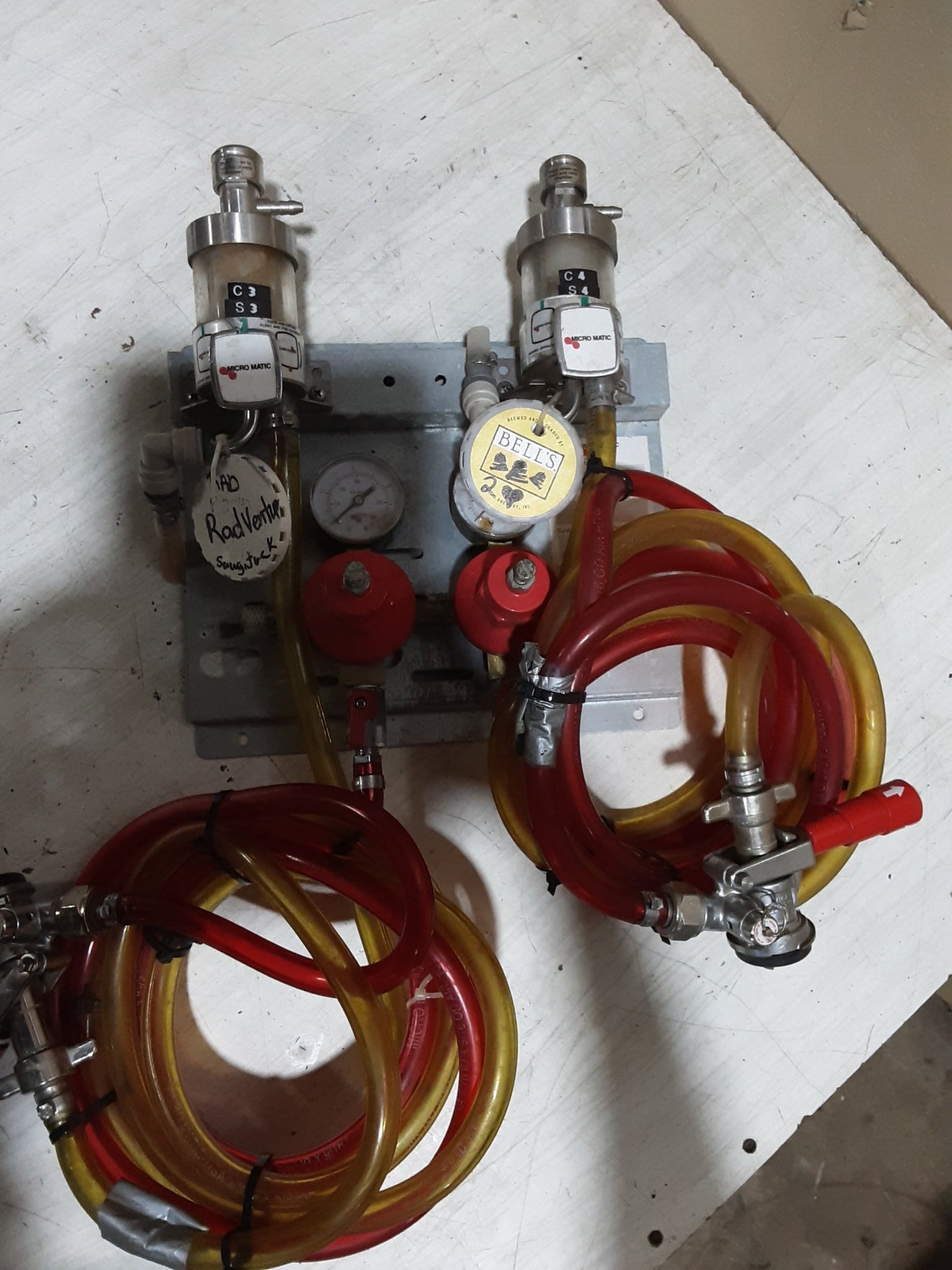 "MICRO MATIC" RPK 2-PP DUAL REGULATOR PRO-MAX PANEL KIT WITH KEY COUPL ...