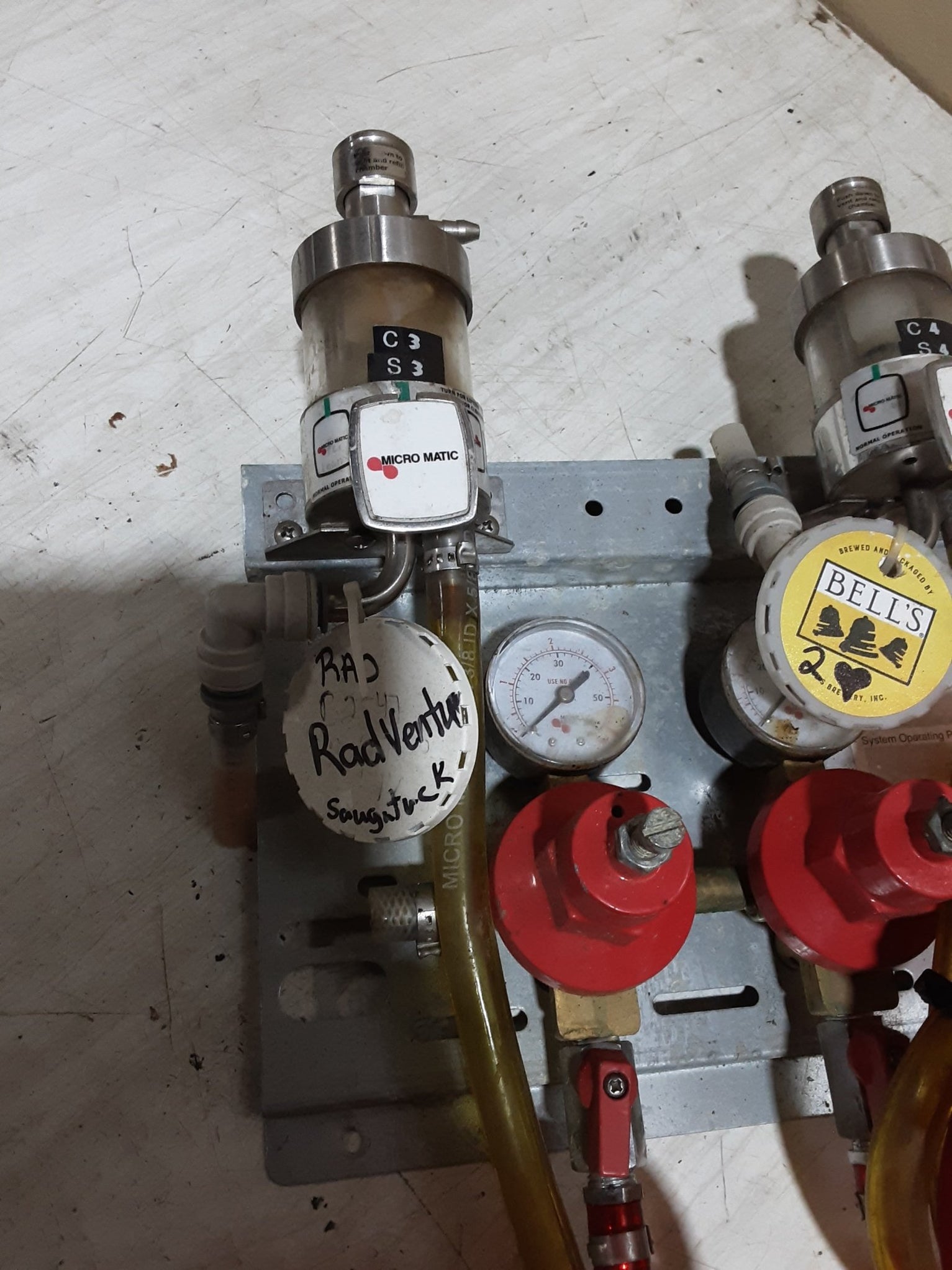 "MICRO MATIC" RPK 2-PP DUAL REGULATOR PRO-MAX PANEL KIT WITH KEY COUPL ...