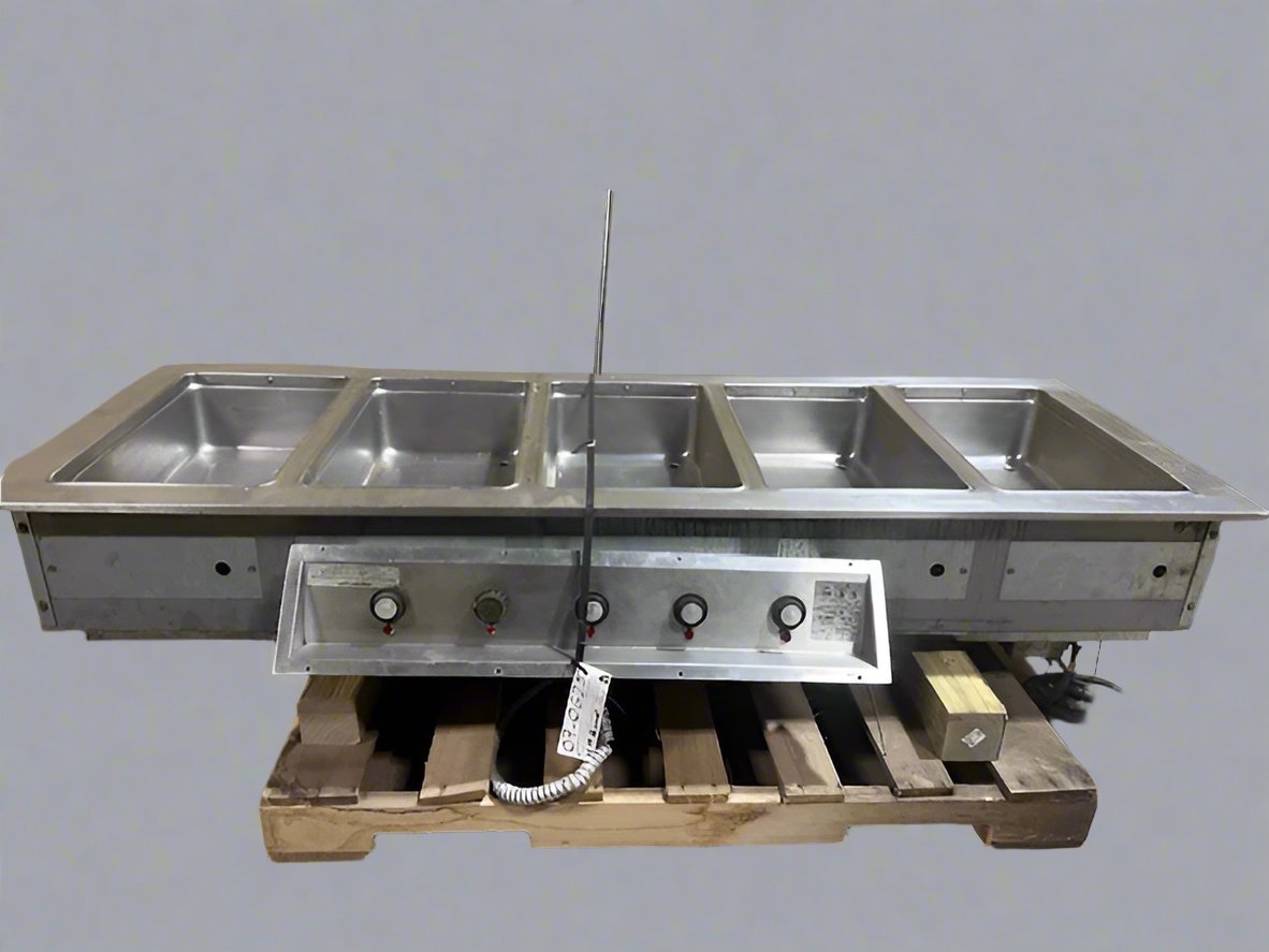 "RANDELL" 5 WELL DROP IN FOOD WARMER BUFFET INSERT — Second Life-Equipment