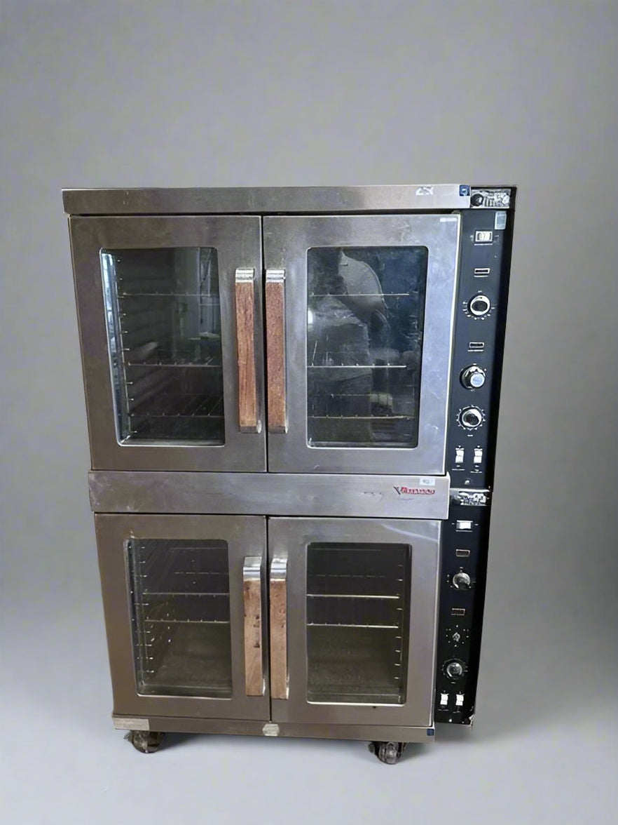 "VULCAN" ELECTRIC DOUBLE STACK CONVECTION OVEN WITH 5 RACKS — Second ...