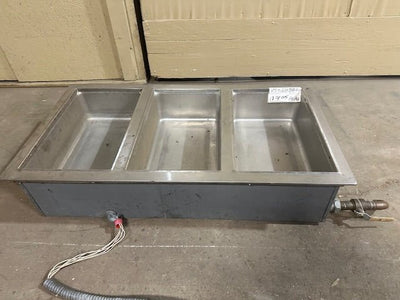 WELLS HEAVY DUTY COMMERCIAL STAINLESS STEEL 3 HOT WELLS DROP IN BUFFET ...