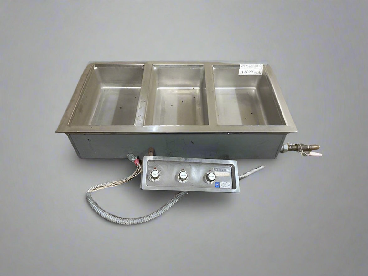 WELLS HEAVY DUTY COMMERCIAL STAINLESS STEEL 3 HOT WELLS DROP IN BUFFET ...